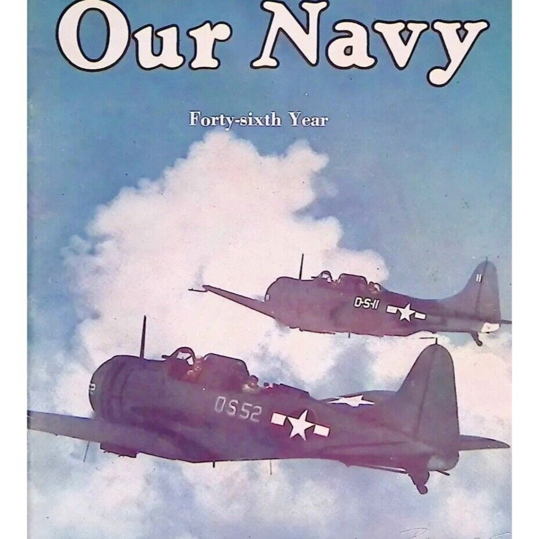 1944 our Navy Magazine Dawn Attack South Pacific - Etsy