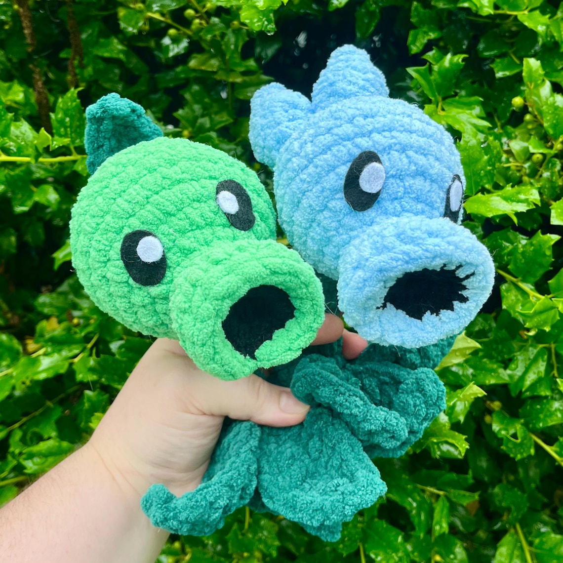 Snowpea Plants Vs Zombies Handmade Crochet Plush - Etsy