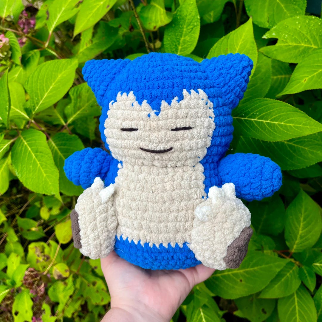 Crochet Snorlax Plushie - Etsy