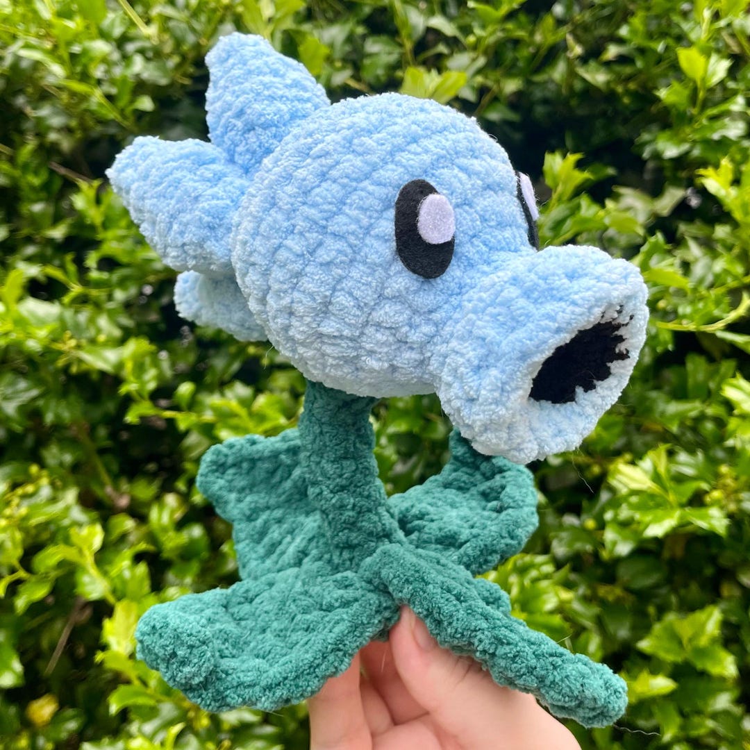 Snowpea Plants Vs Zombies Handmade Crochet Plush - Etsy