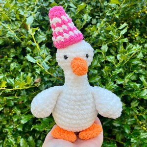 Silly Goose Handmade Crochet Plush - Hats Customizable! - Etsy