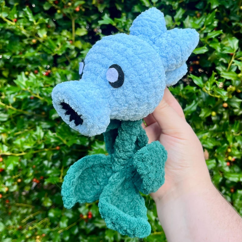 Snowpea Plants Vs Zombies Handmade Crochet Plush - Etsy