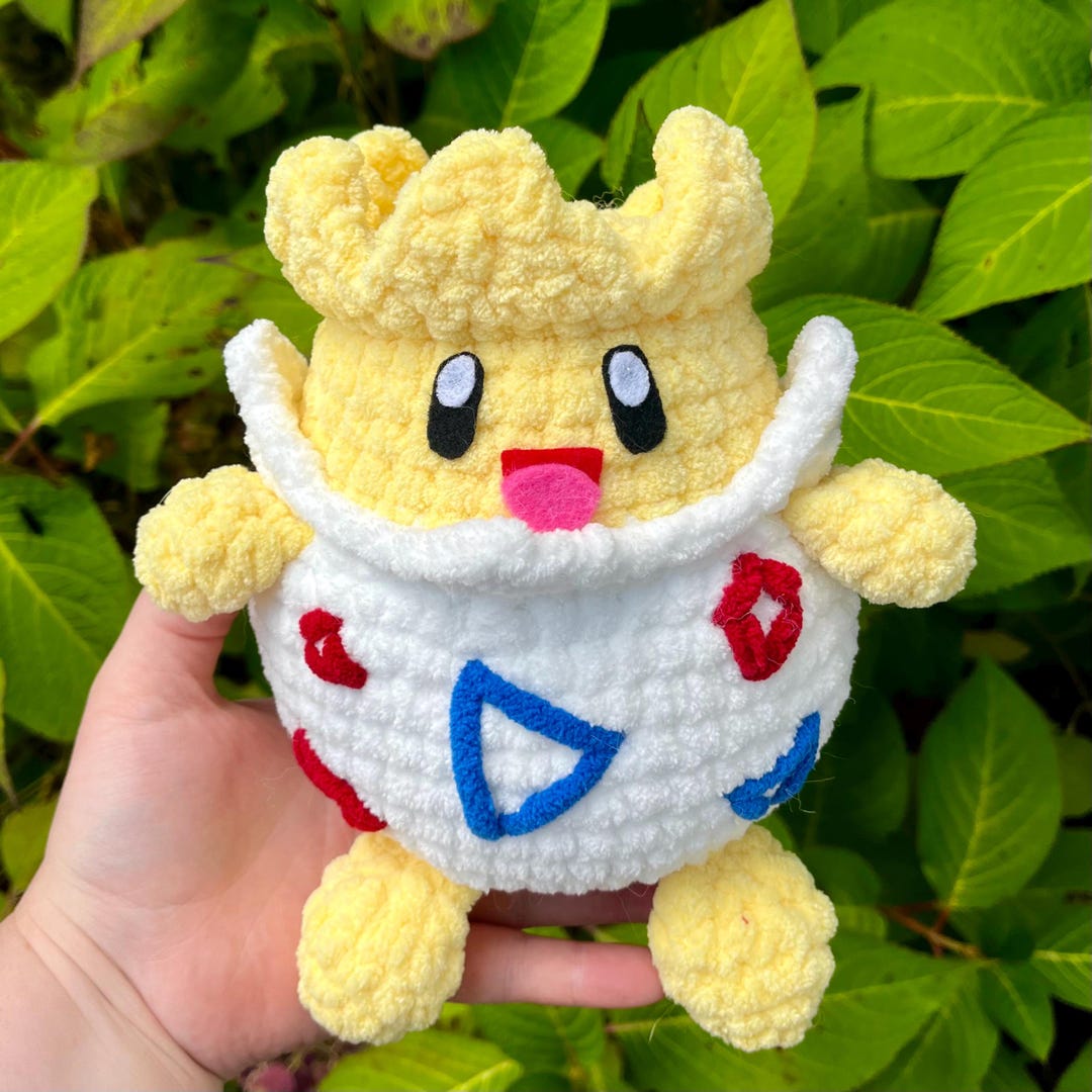 Crochet Togepi Pokemon Plush - Etsy