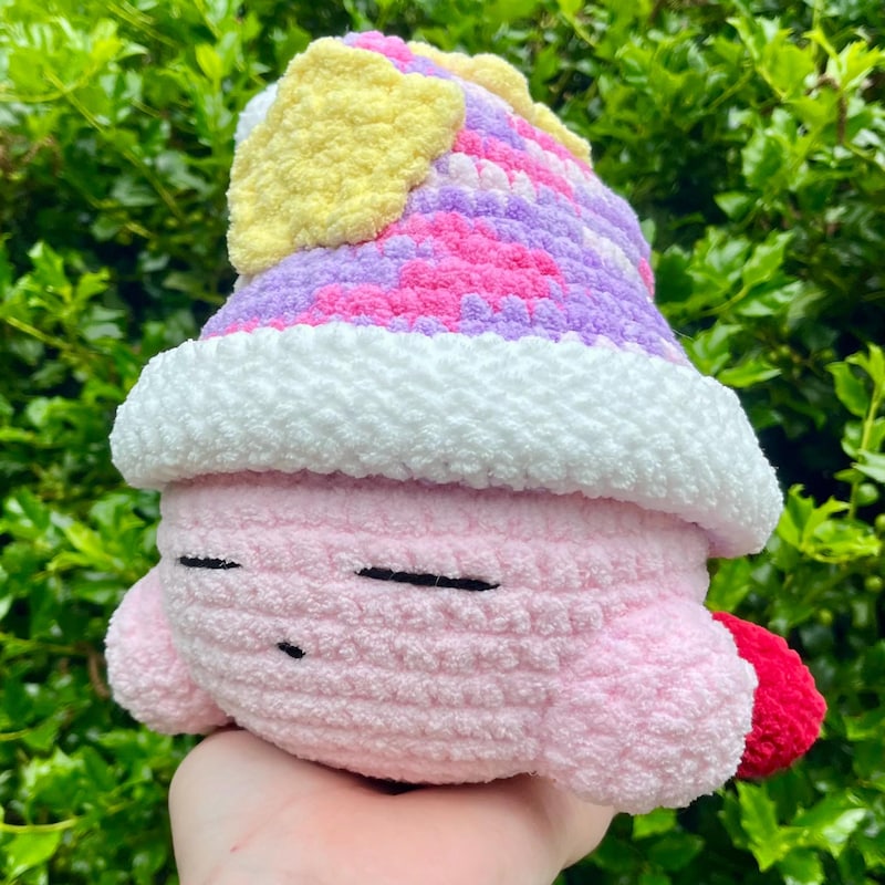 Kirby Sleep Plush - Etsy