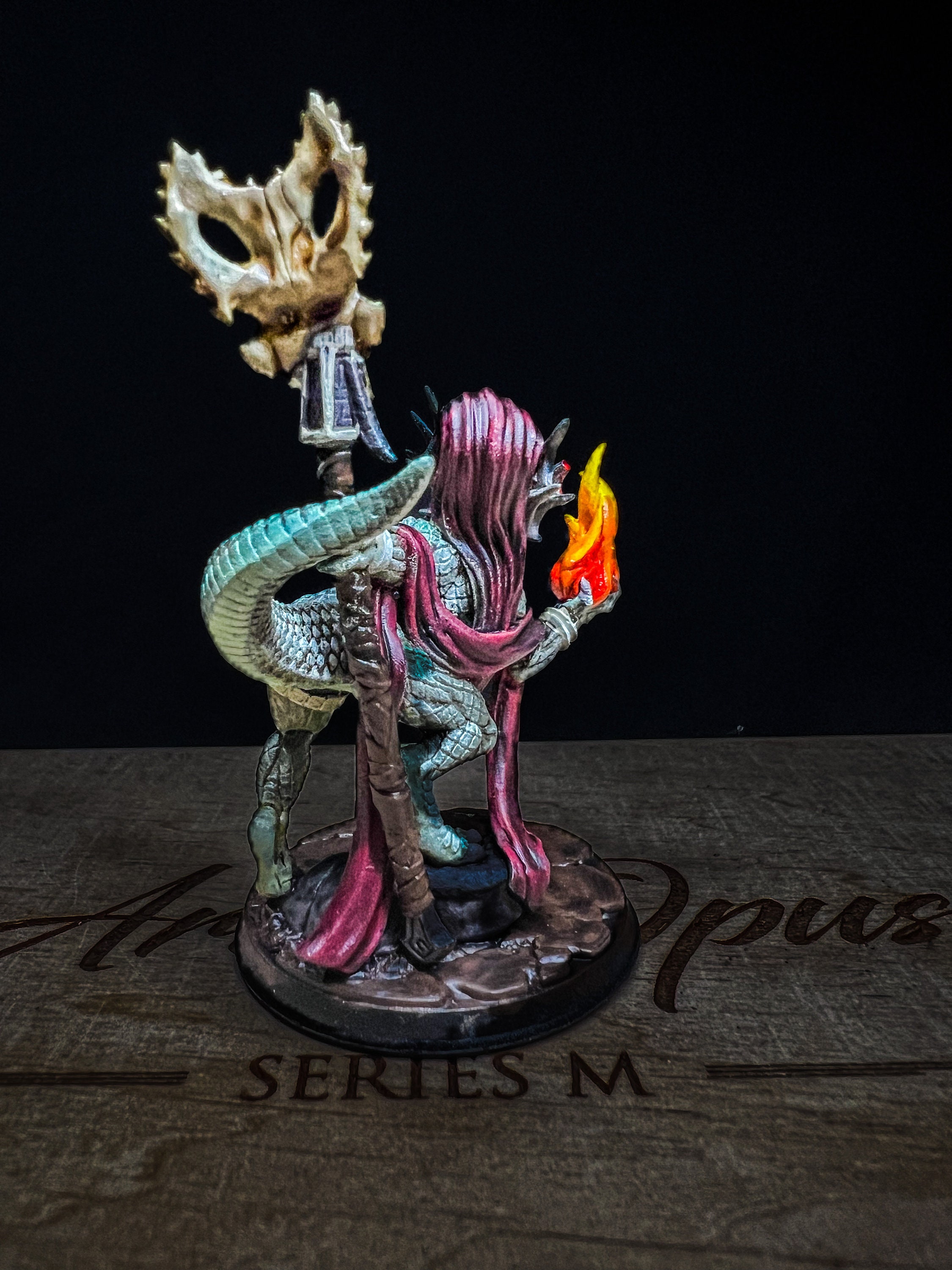 Painted D&D Female Lizard Sorceress NSFW Pinup, 35mm, Pinup Mini ...