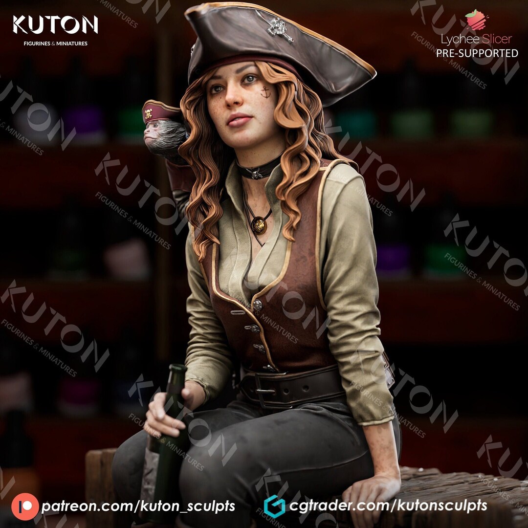 Captain Lyra Pinup Scale Model Kit, Full Figure and Bust Model ...
