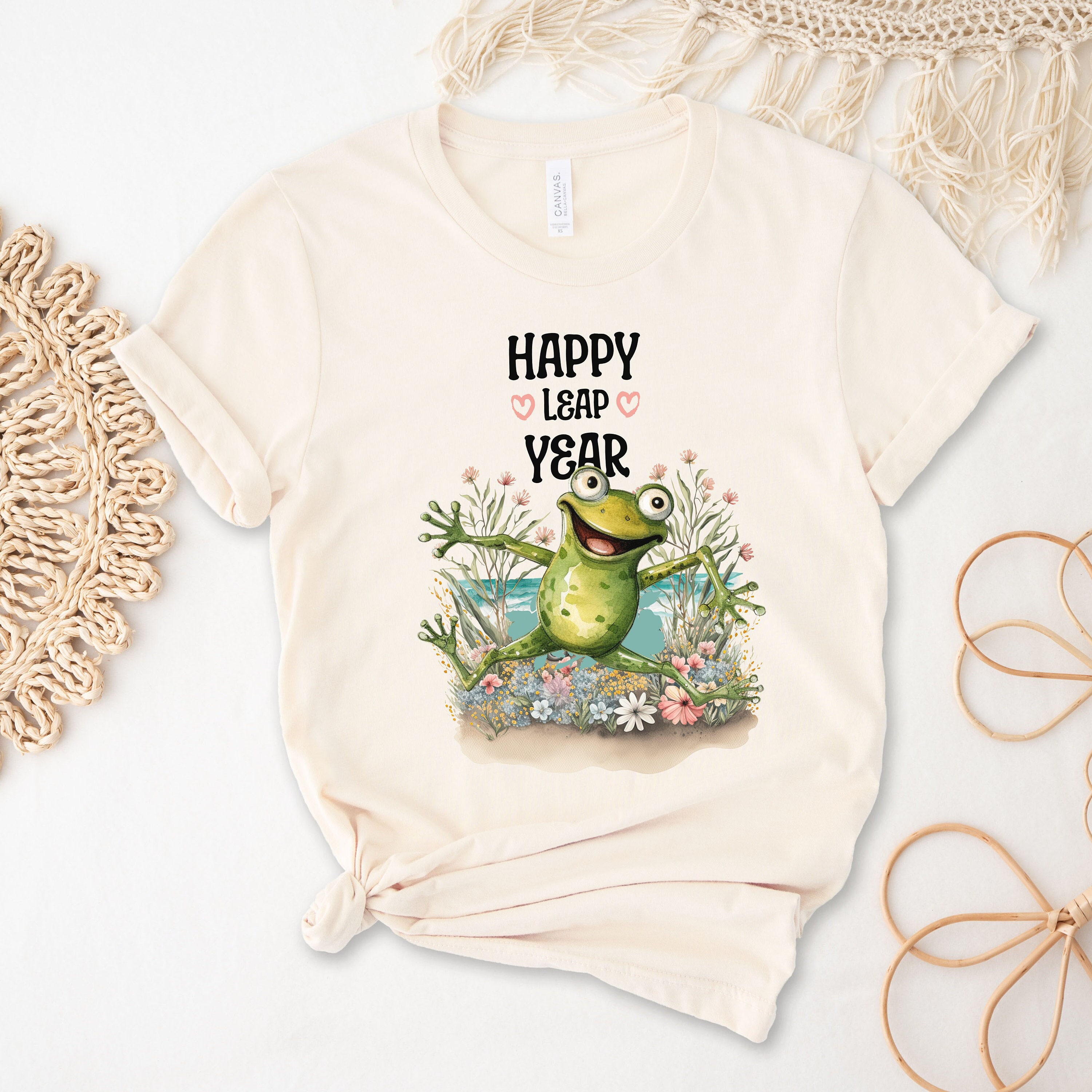 Happy Leap Year Sweatshirt, Leap Year Frog Design, Gift for Leap Year ...