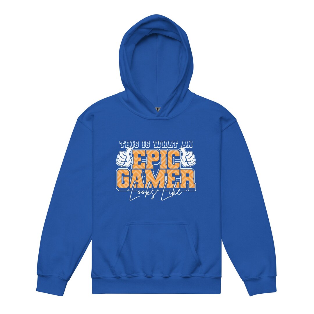This is What an Epic Gamer Looks Like Youth Hoodie Funny - Etsy