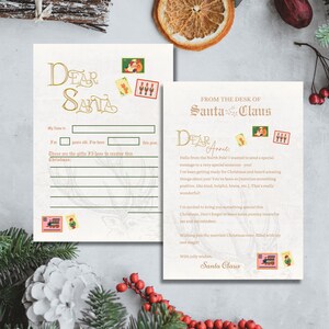 Printable Santa Letter Bundle for Kids, Kids Christmas Wishlist ...