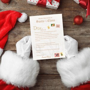Printable Santa Letter Bundle for Kids, Kids Christmas Wishlist ...