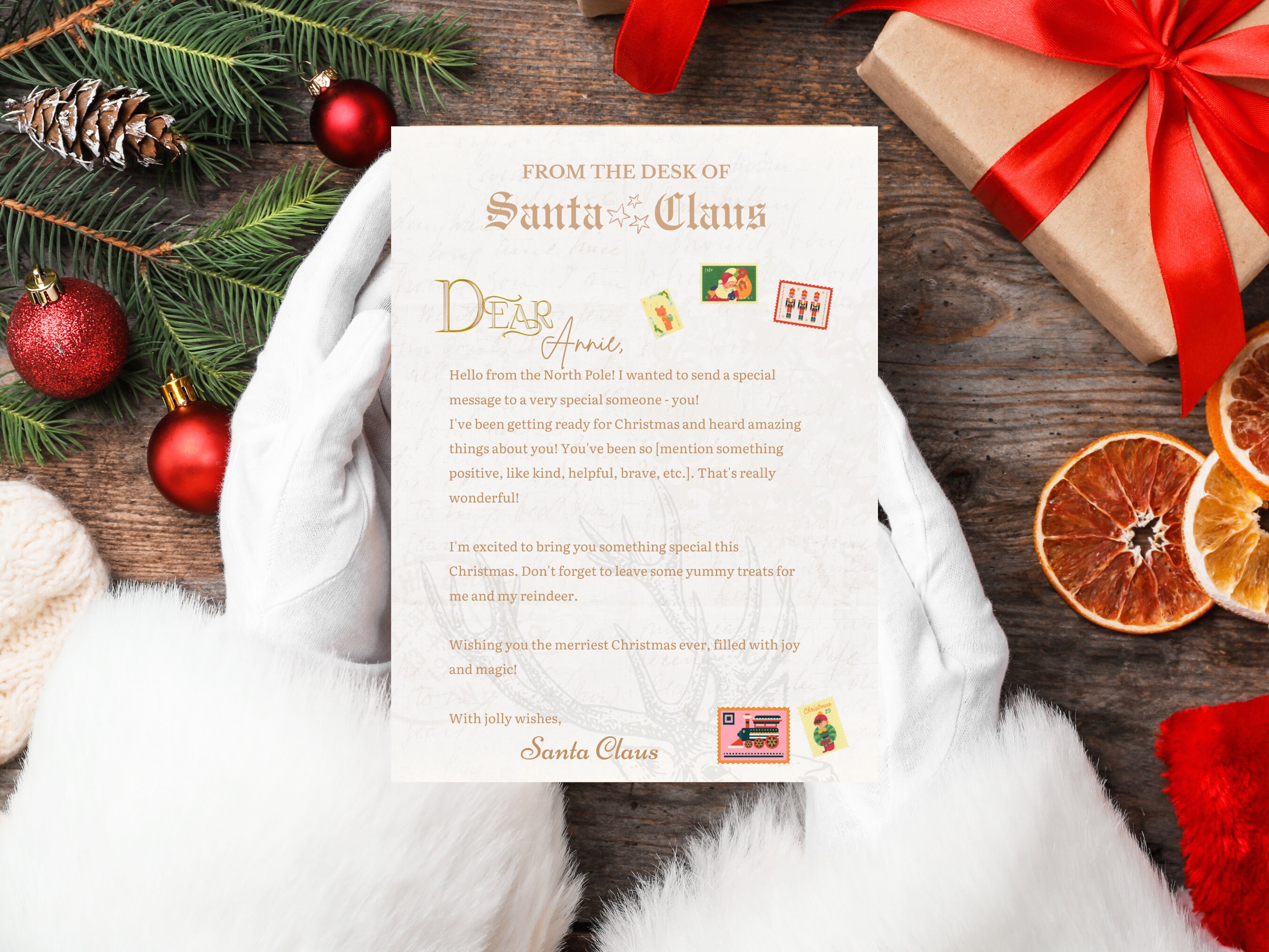 Printable Santa Letter Bundle for Kids, Kids Christmas Wishlist ...