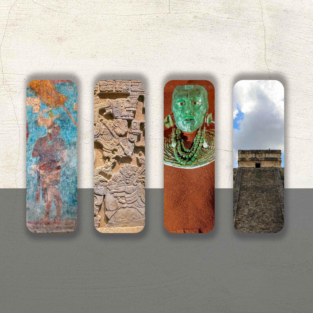 Art Printable Bookmarks (ancient Maya/mesoamerican)—art History ...
