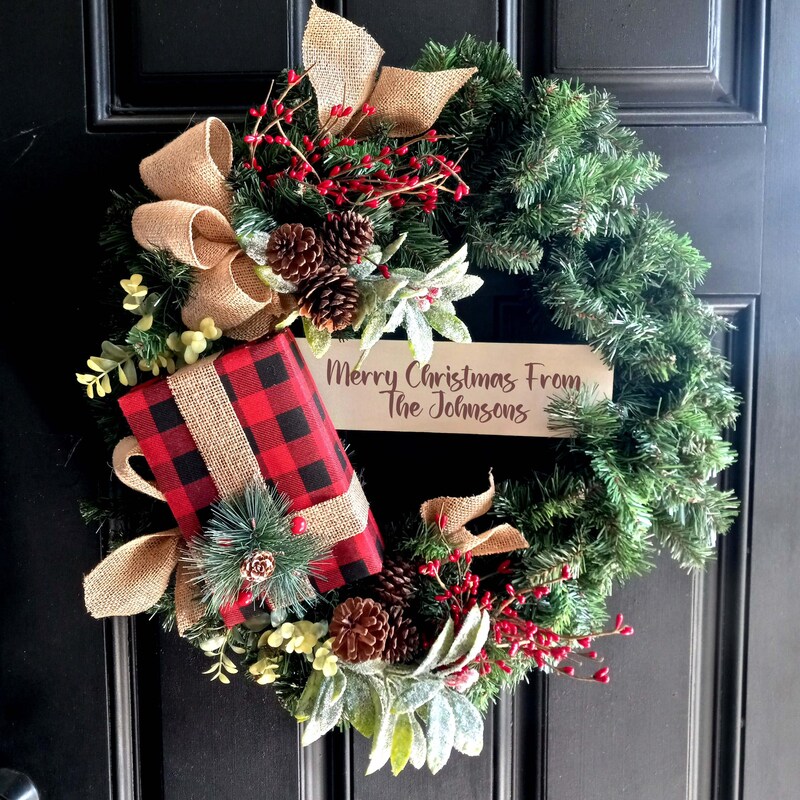 Custom Wreath - Etsy