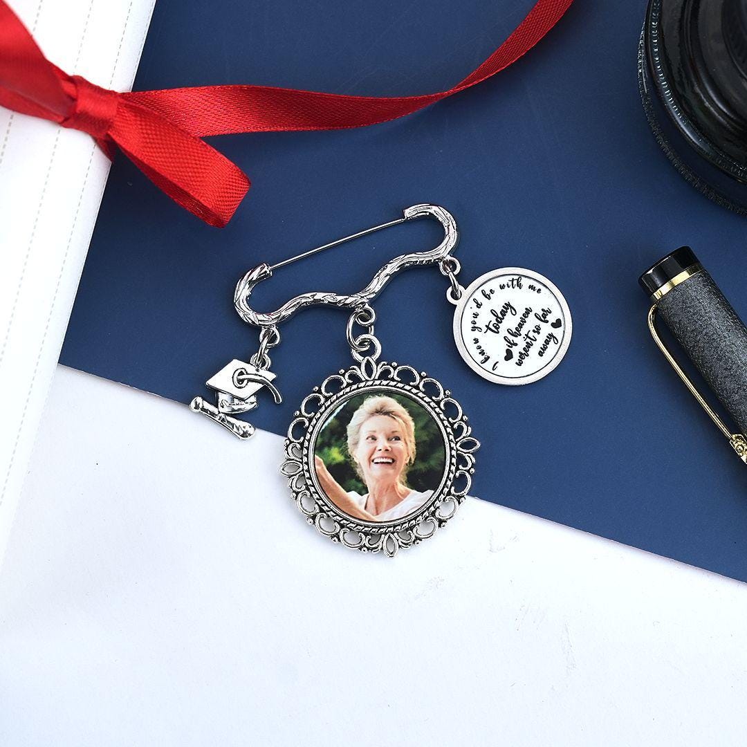 Personalized Graduation Cap Memorial Tassel Brooch Pin Grad Ceremony ...