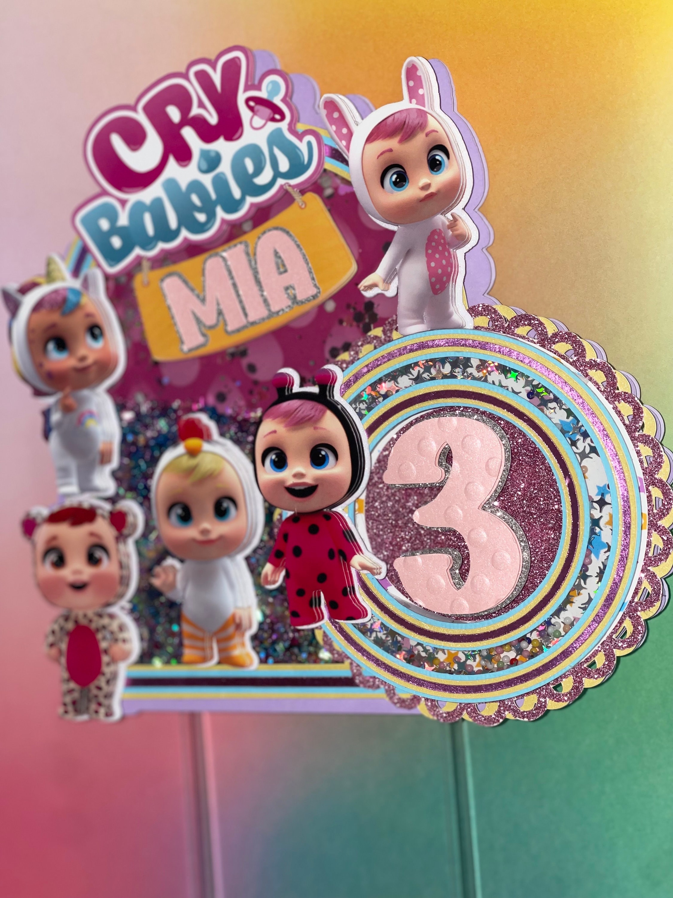 Cry Babies Magic Tears Cake Topper - Etsy