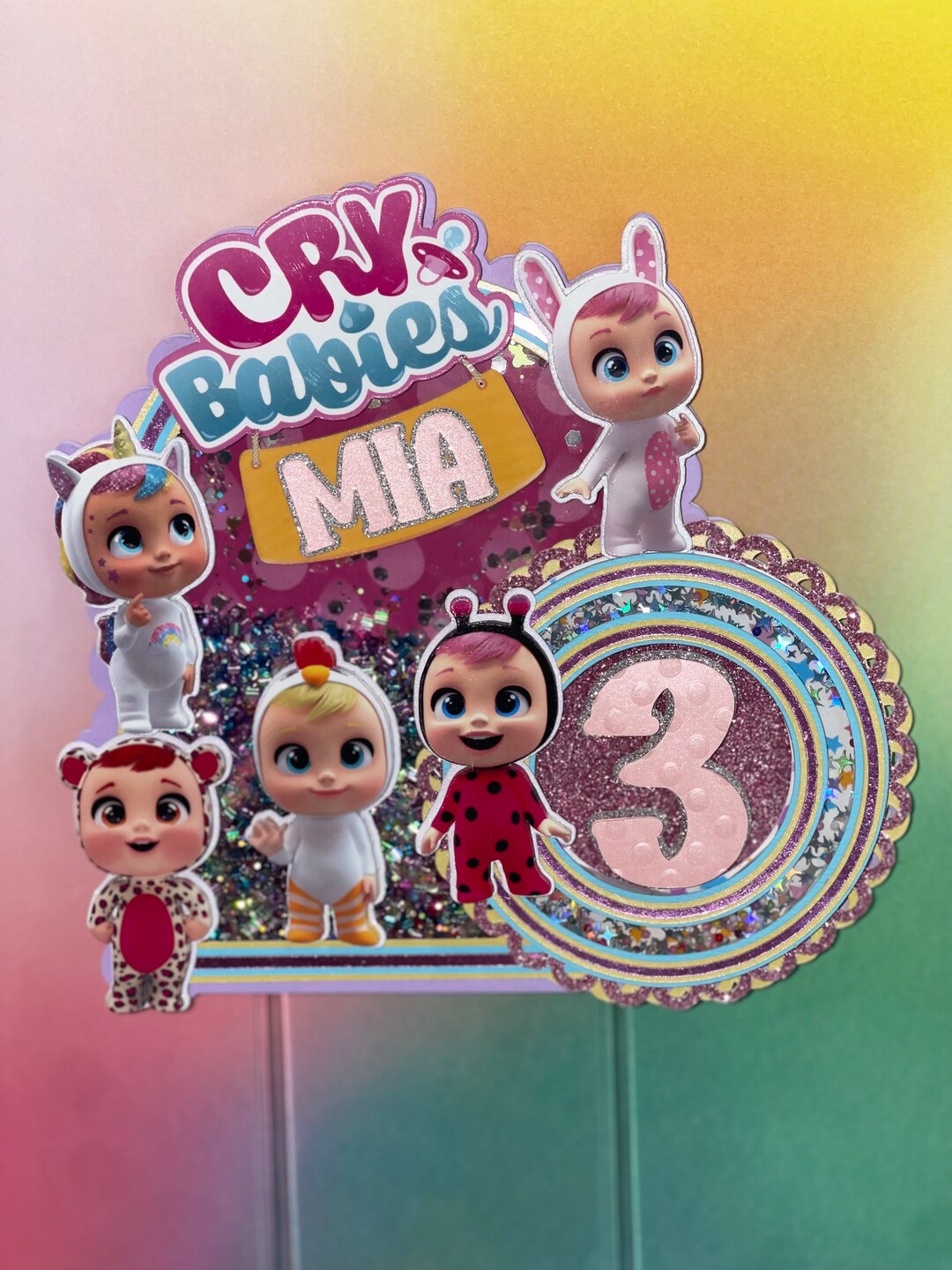 Cry Babies Magic Tears Cake Topper - Etsy