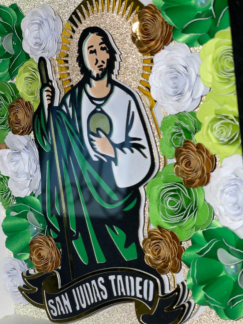 San Judas Tadeo Shadow Box - Etsy
