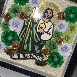 San Judas Tadeo Shadow Box - Etsy
