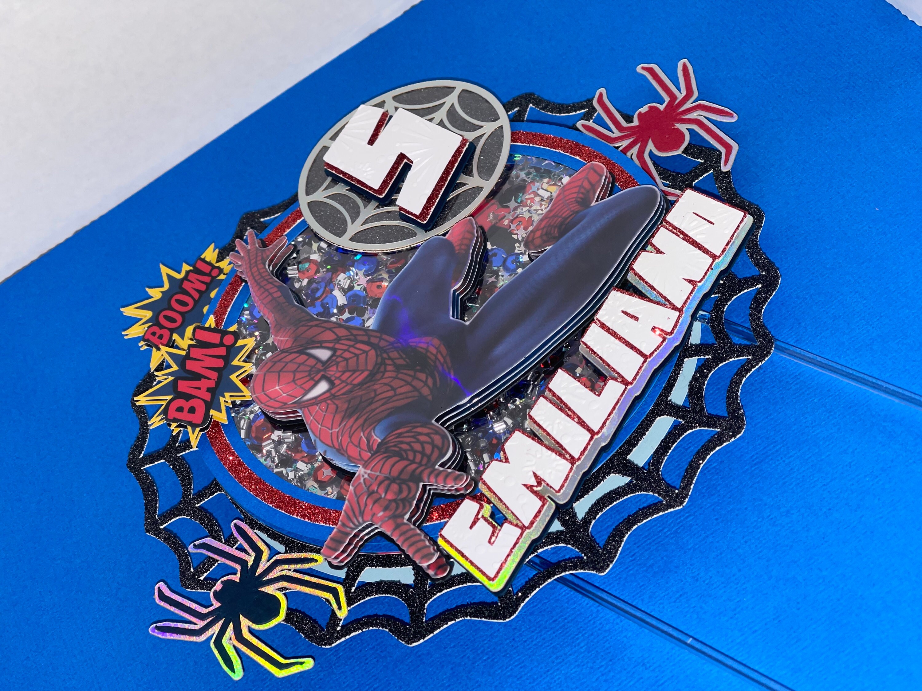 Spider-man Cake Topper - Etsy