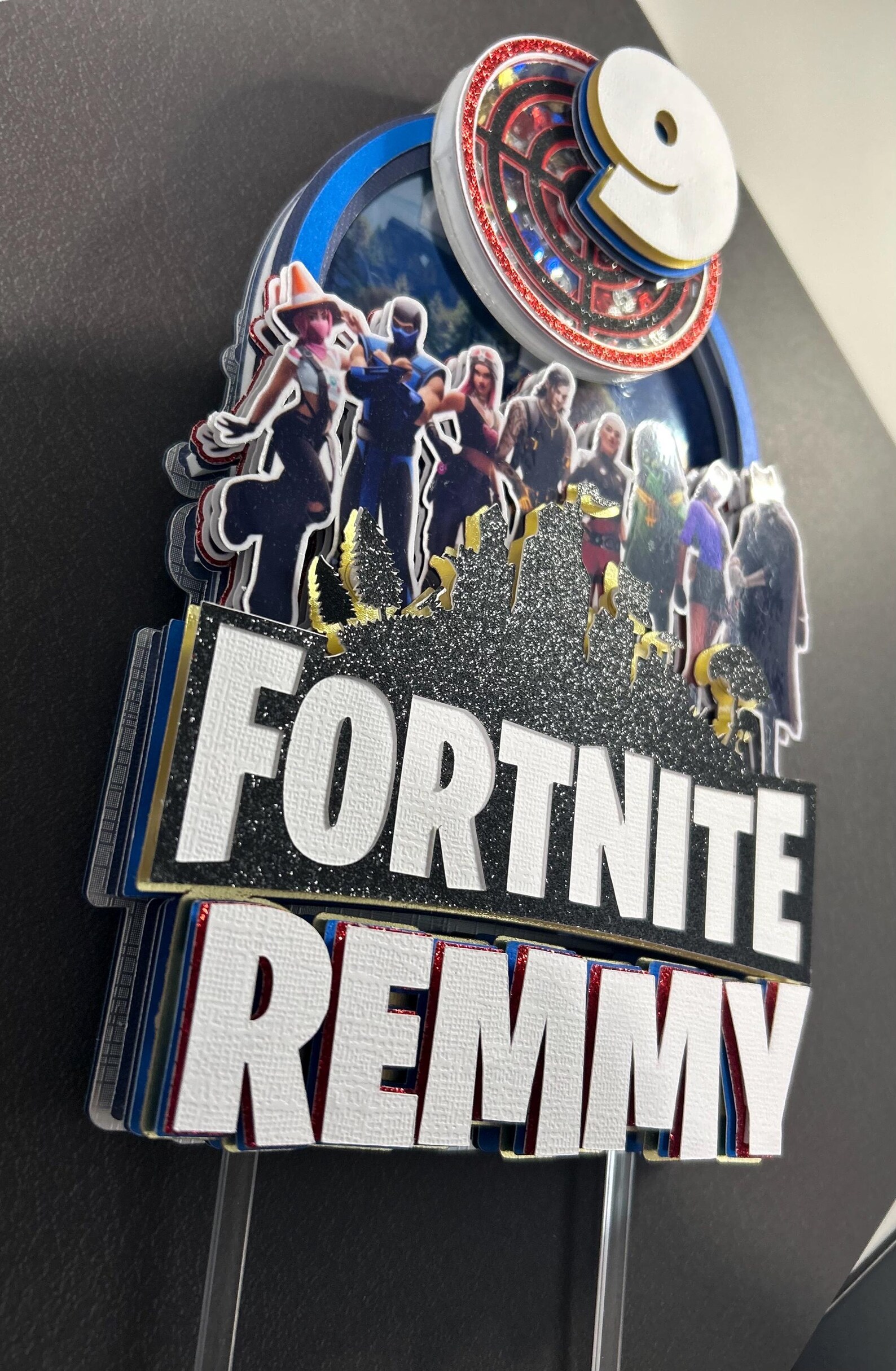 Battle Royale Cake Topper, Fort Nite Cake Topper, Gamer Cake Topper - Etsy