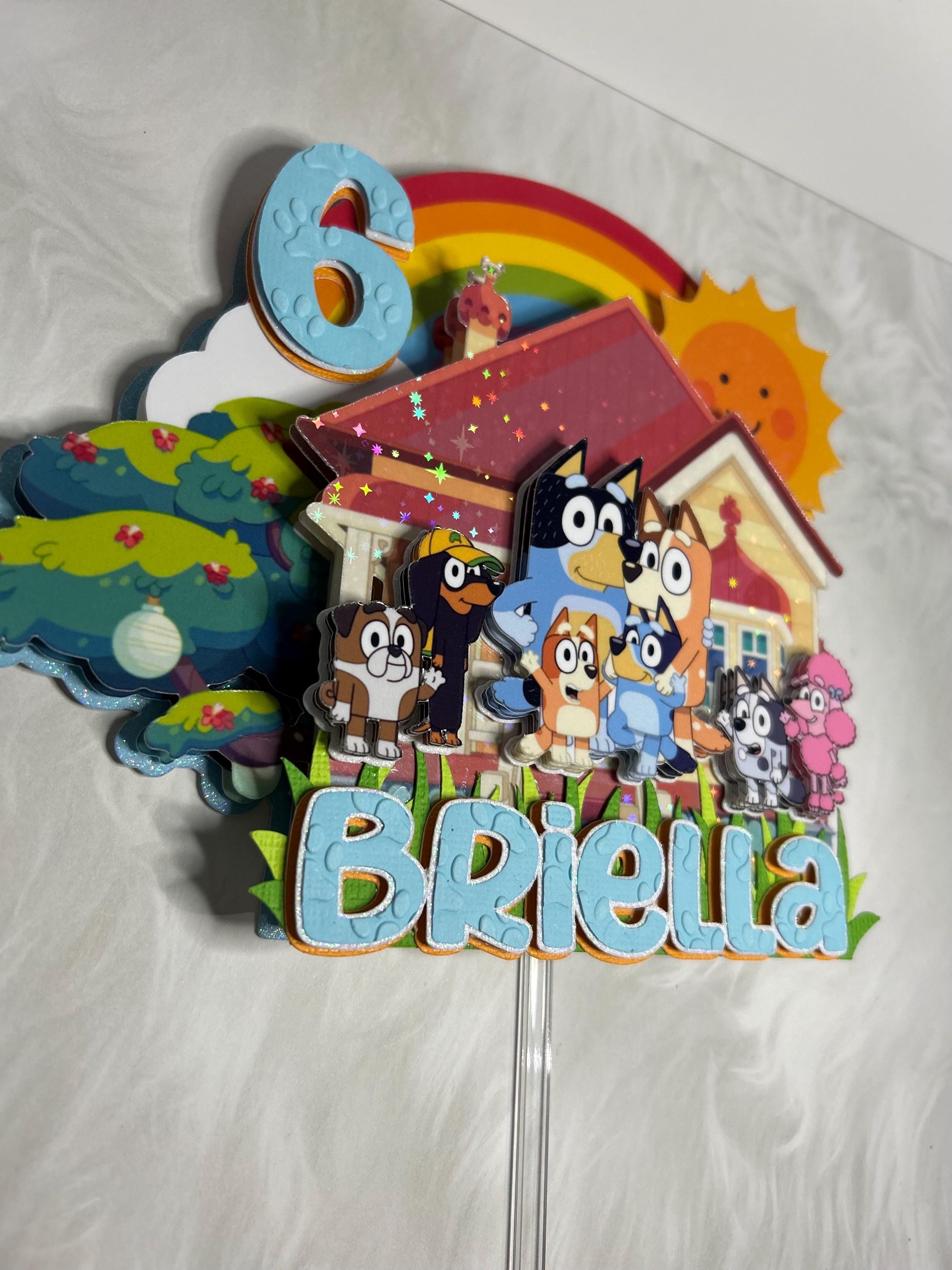 Bluey Cake Topper - Etsy