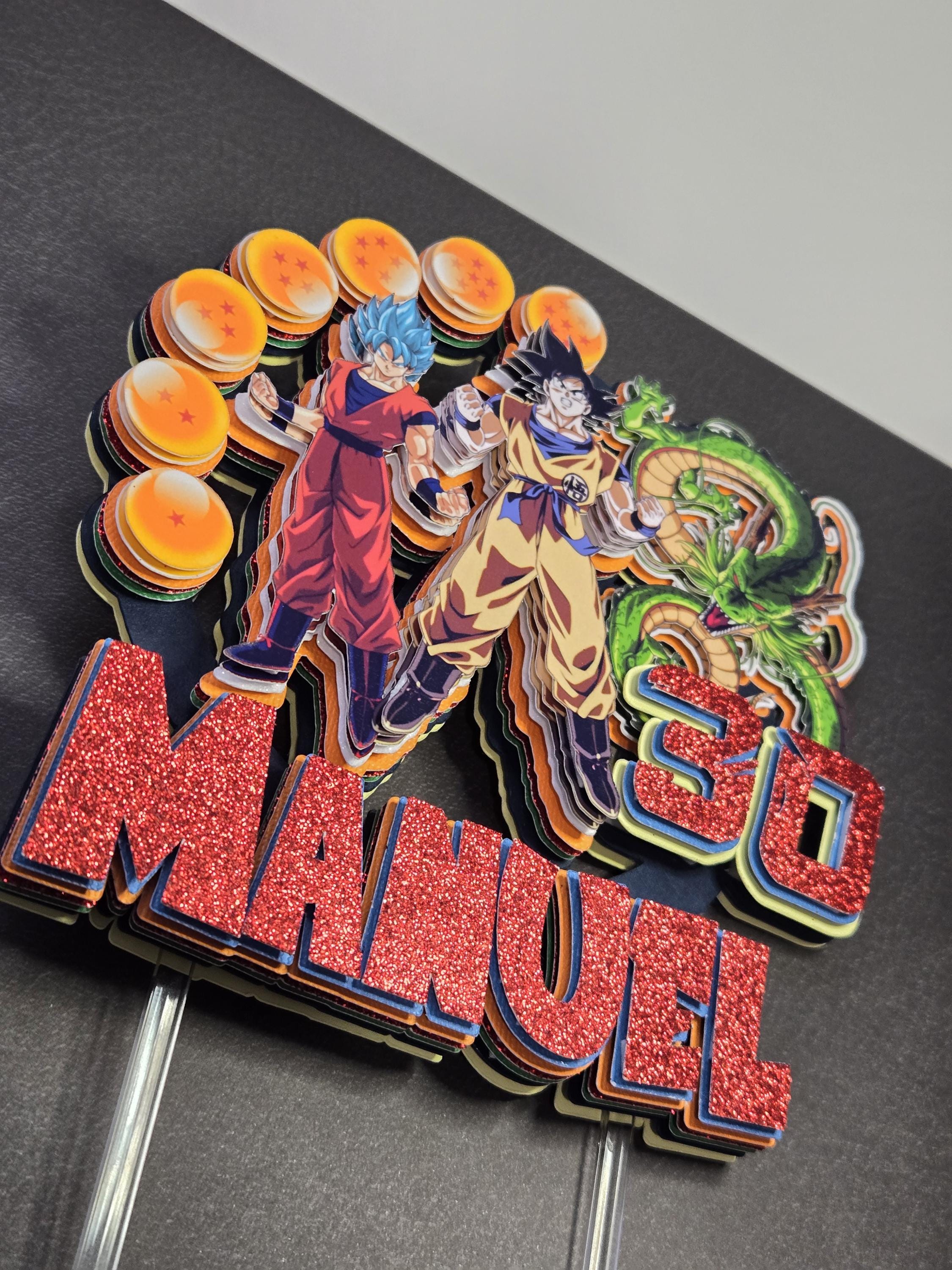 Dragon Ball Z Cake Topper - Etsy