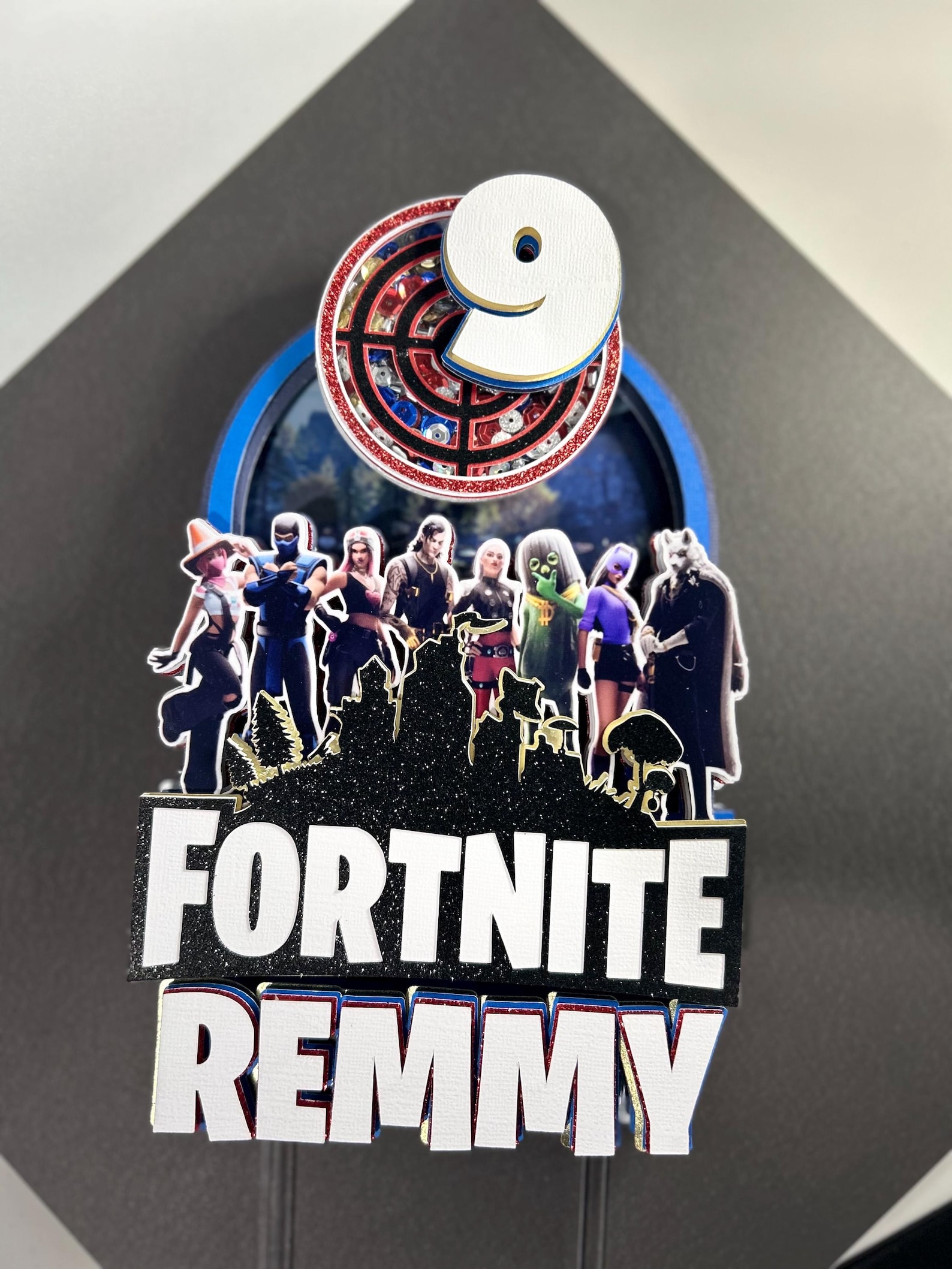 Battle Royale Cake Topper, Fort Nite Cake Topper, Gamer Cake Topper - Etsy