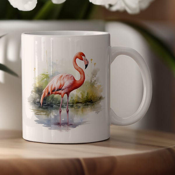 Flamingo Mug - Etsy