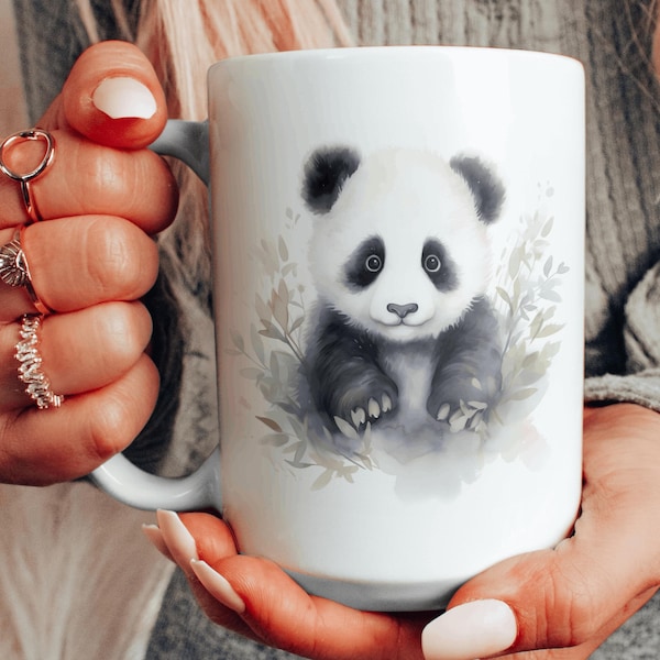 Panda Mug - Etsy