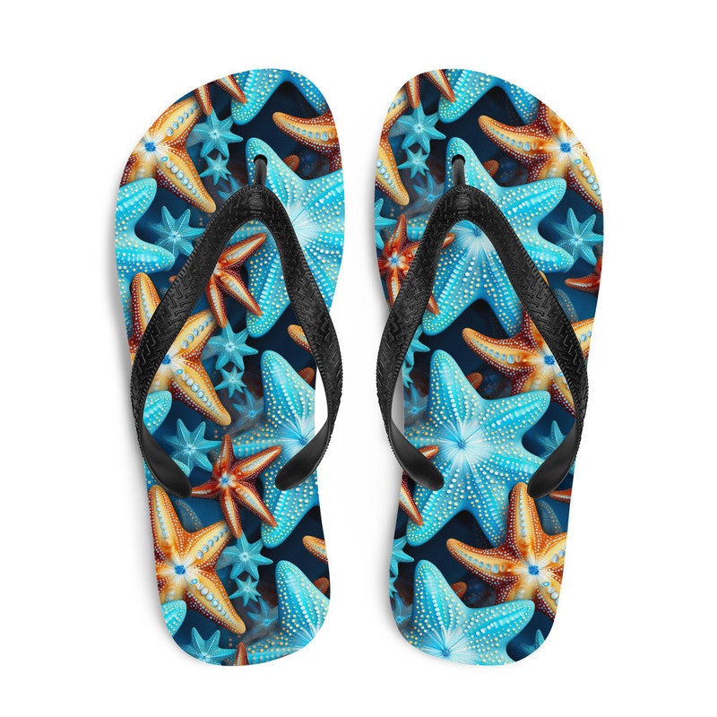 Starfish Flip Flops - Etsy