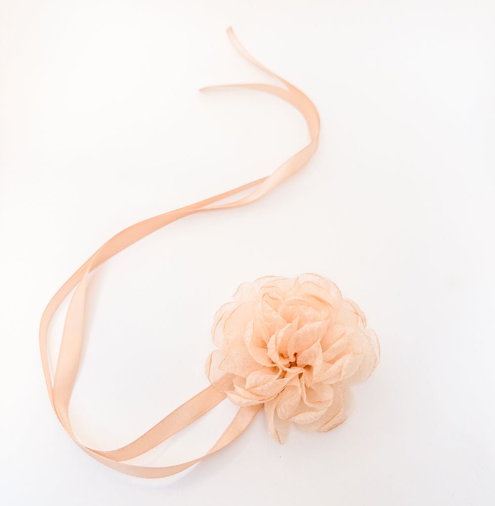Rosette Ribbon Tie - Etsy