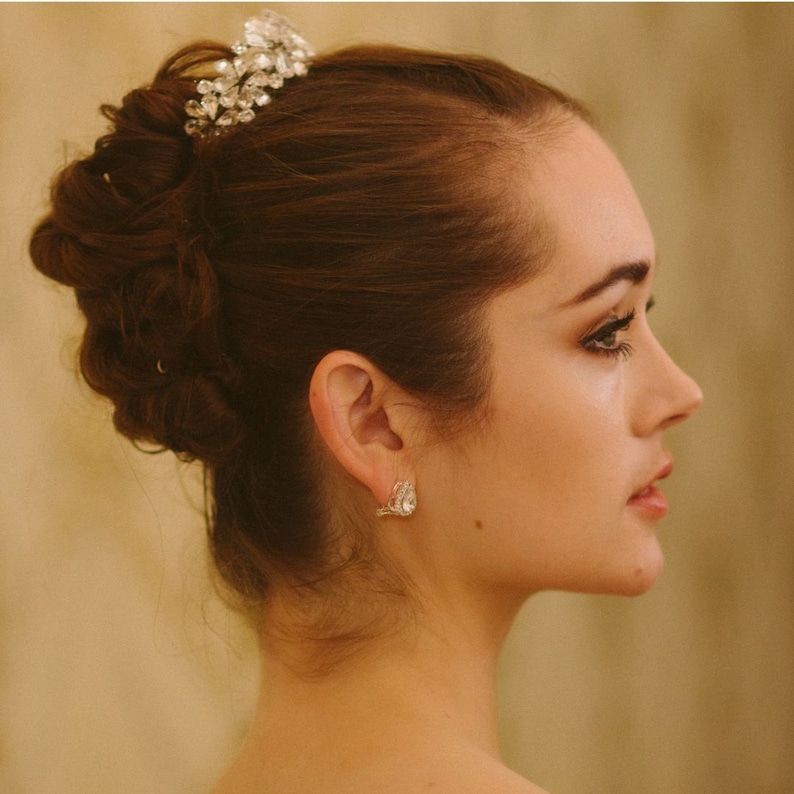 Bun Wrap Crown - Grandiflora, Wedding Bun, Gift for Her, Wedding Bun ...