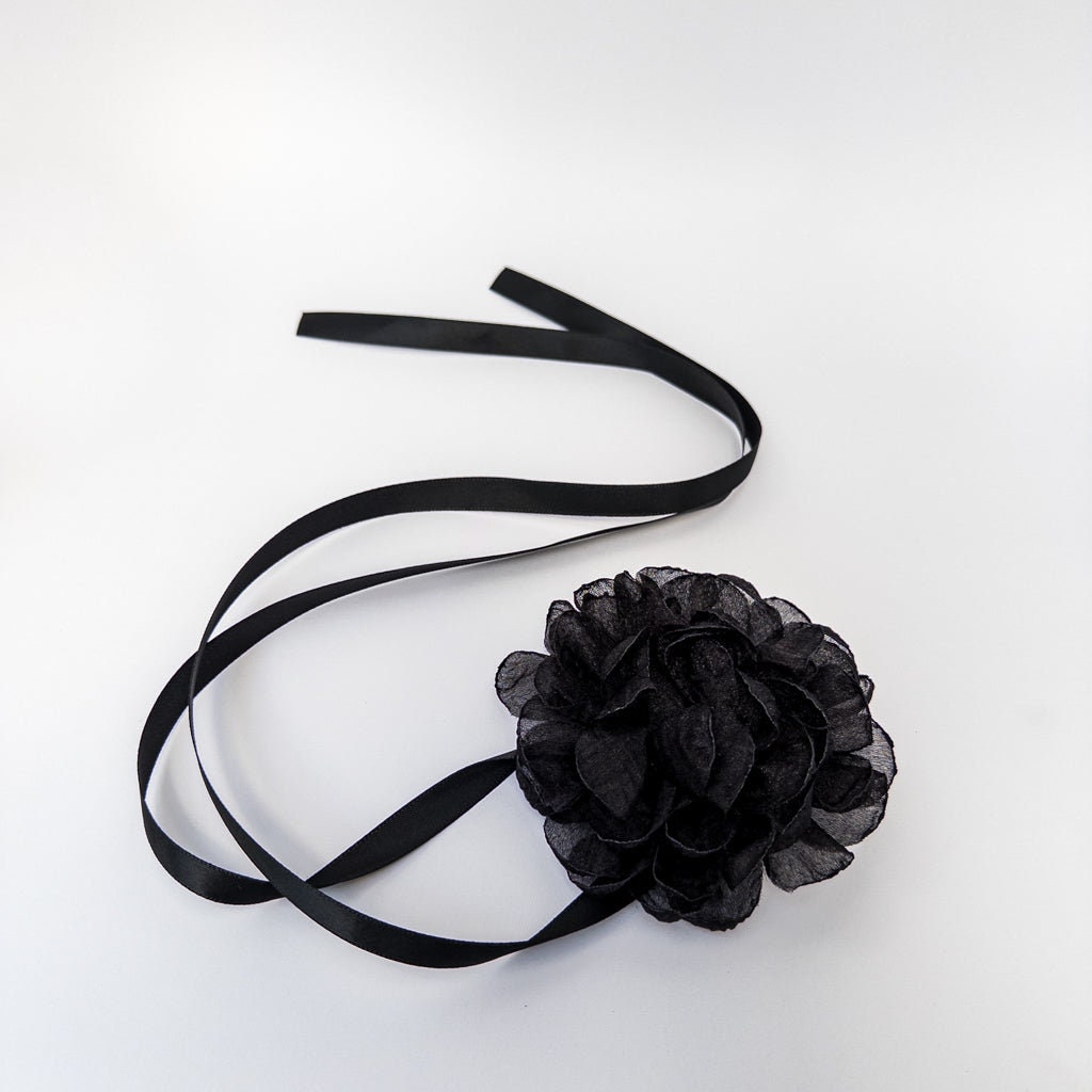 Rosette Ribbon Tie - Etsy