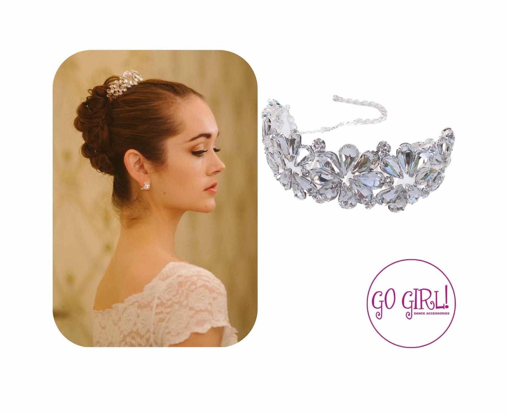 Bun Wrap Crown - Grandiflora, Wedding Bun, Gift for Her, Wedding Bun ...