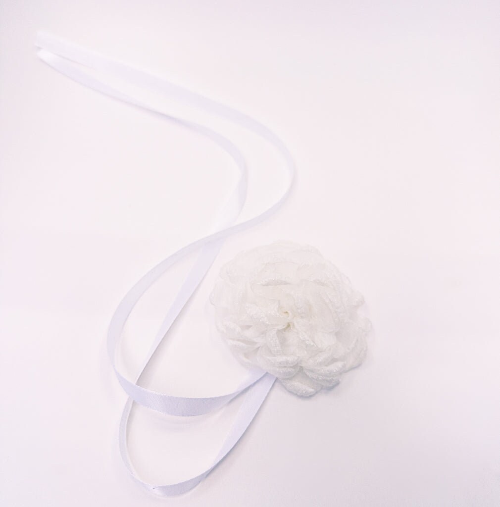 Rosette Ribbon Tie - Etsy