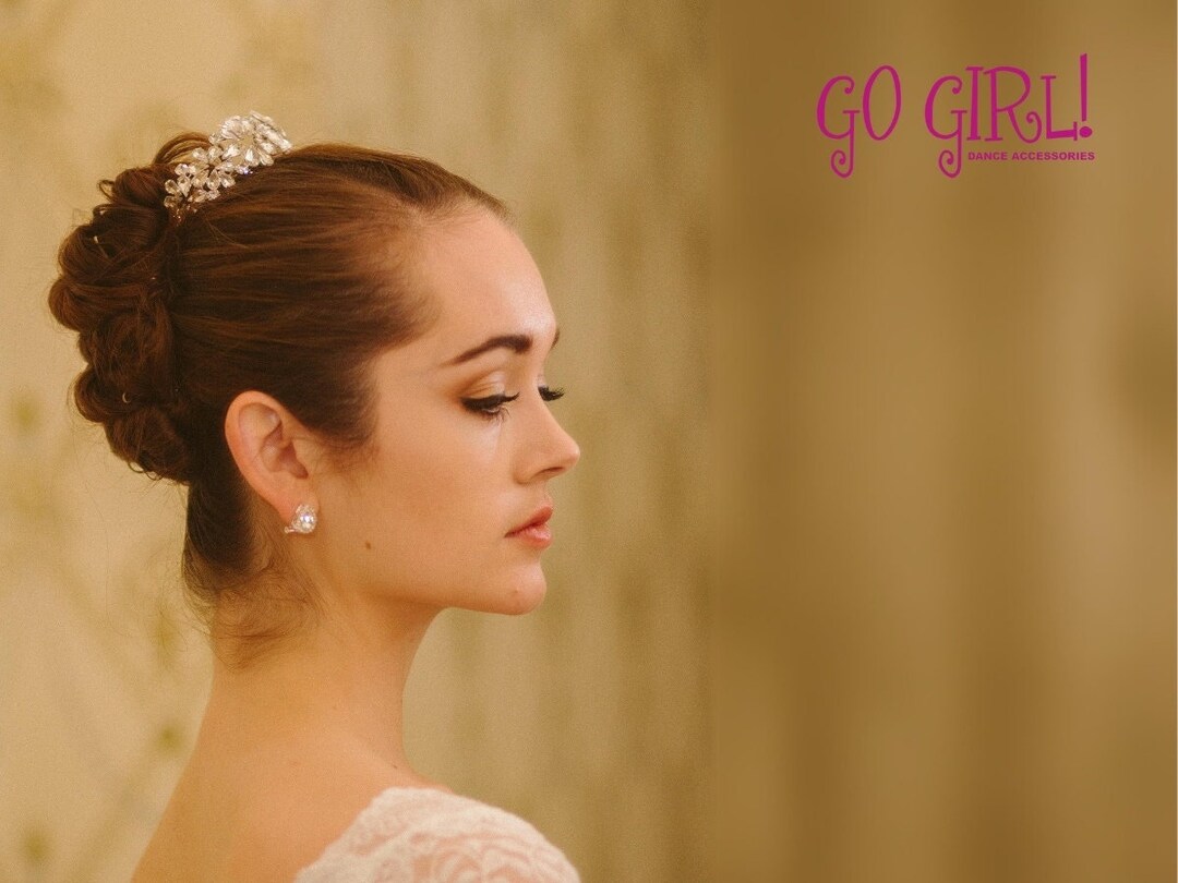 Bun Wrap Crown Grandiflora, Wedding Bun, Gift for Her, Wedding Bun ...