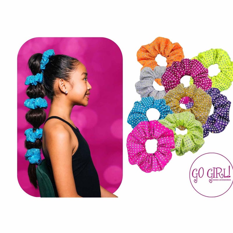 Hair Scrunchies Sparkles - Etsy
