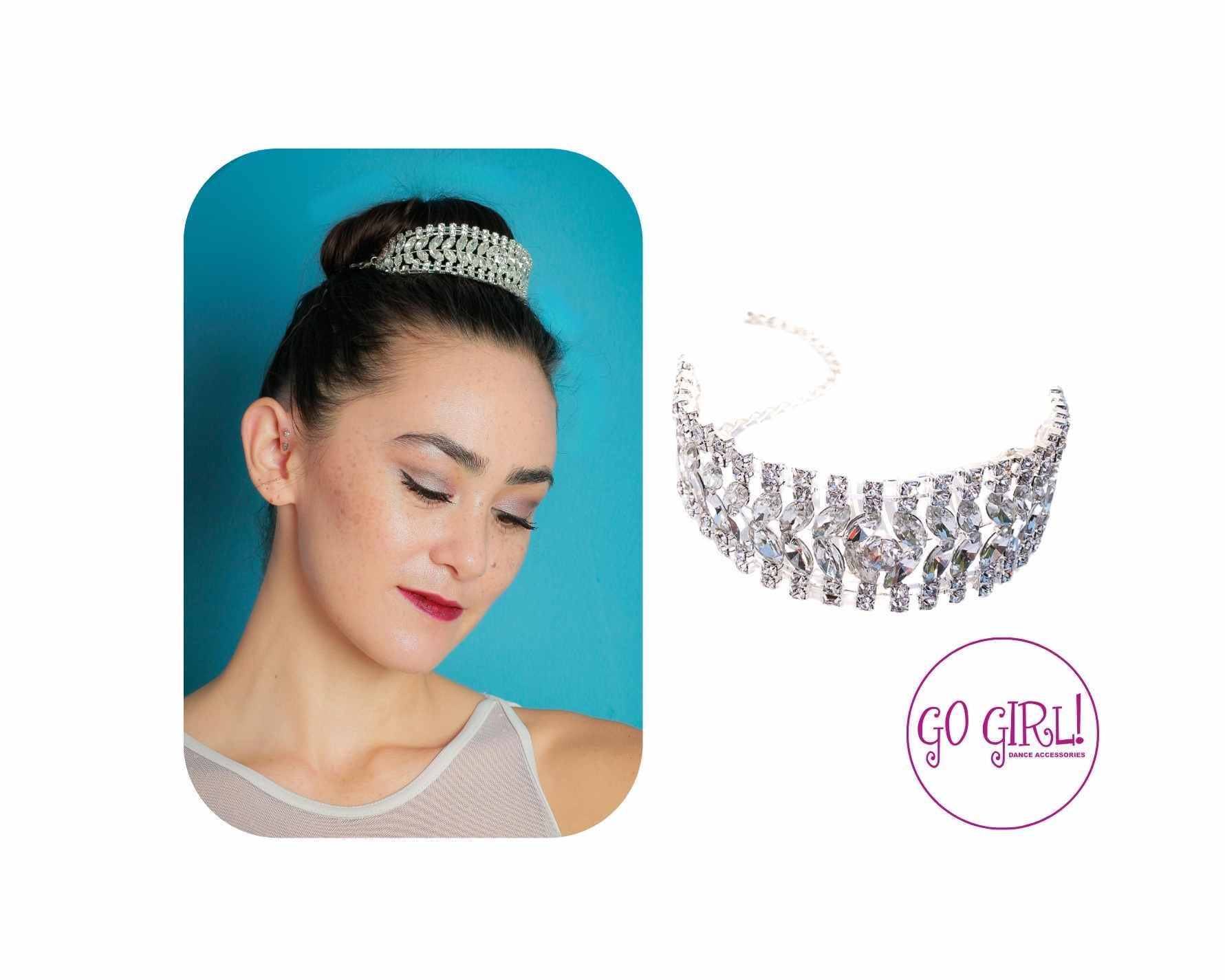 Bun Wrap Crown "regal Baguette"- Bun Crown - Bun Size Tiara - Bun Tiara ...