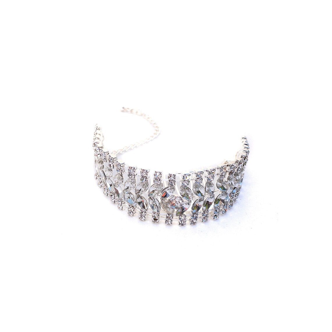 Bun Wrap Crown "regal Baguette"- Bun Crown - Bun Size Tiara - Bun Tiara ...
