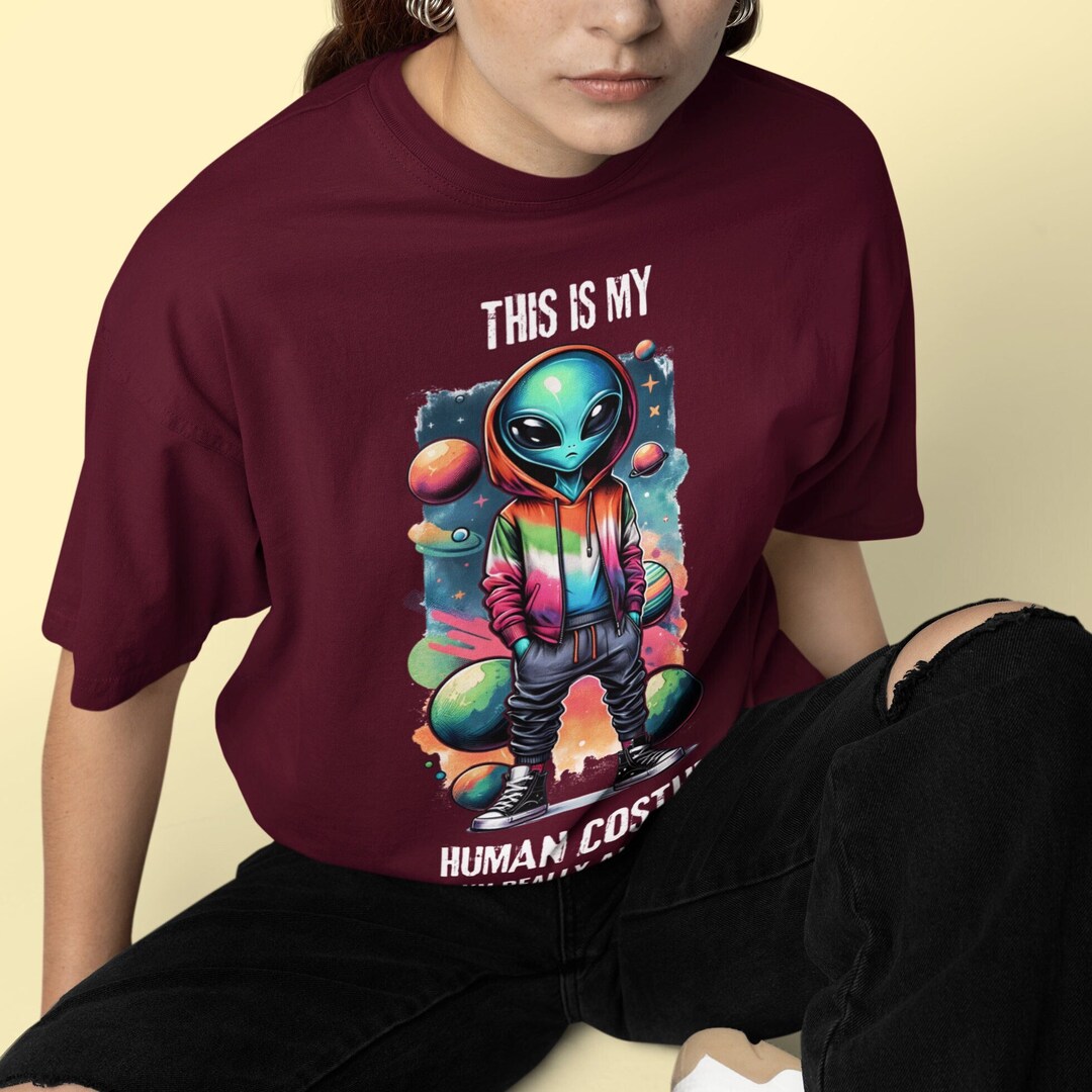 Alien T-shirt/planet Shirt/ufo/unisex/mystery/outer Space T-shirt ...