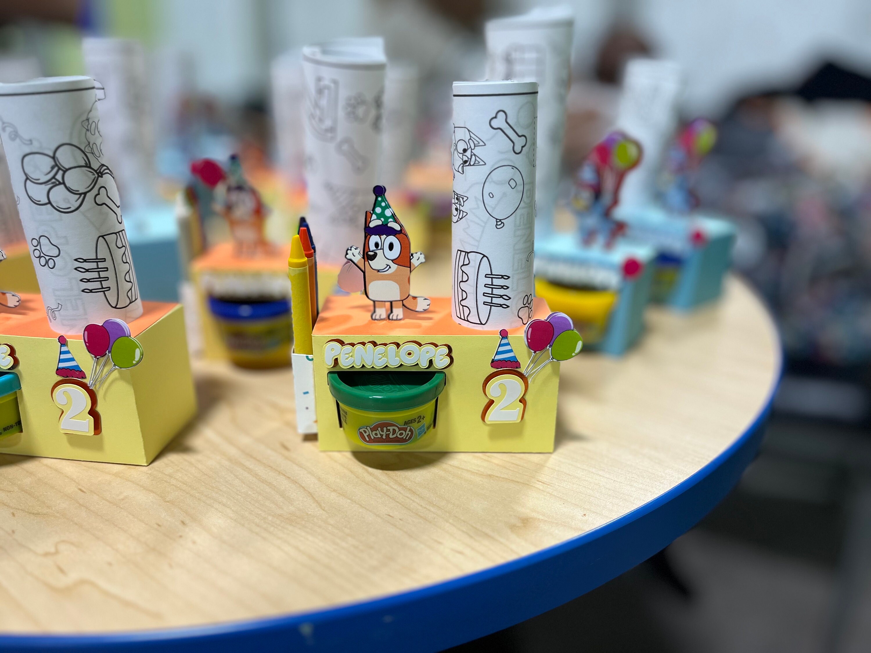 Blue Dog Play- Doh Party Favor Boxes - Etsy