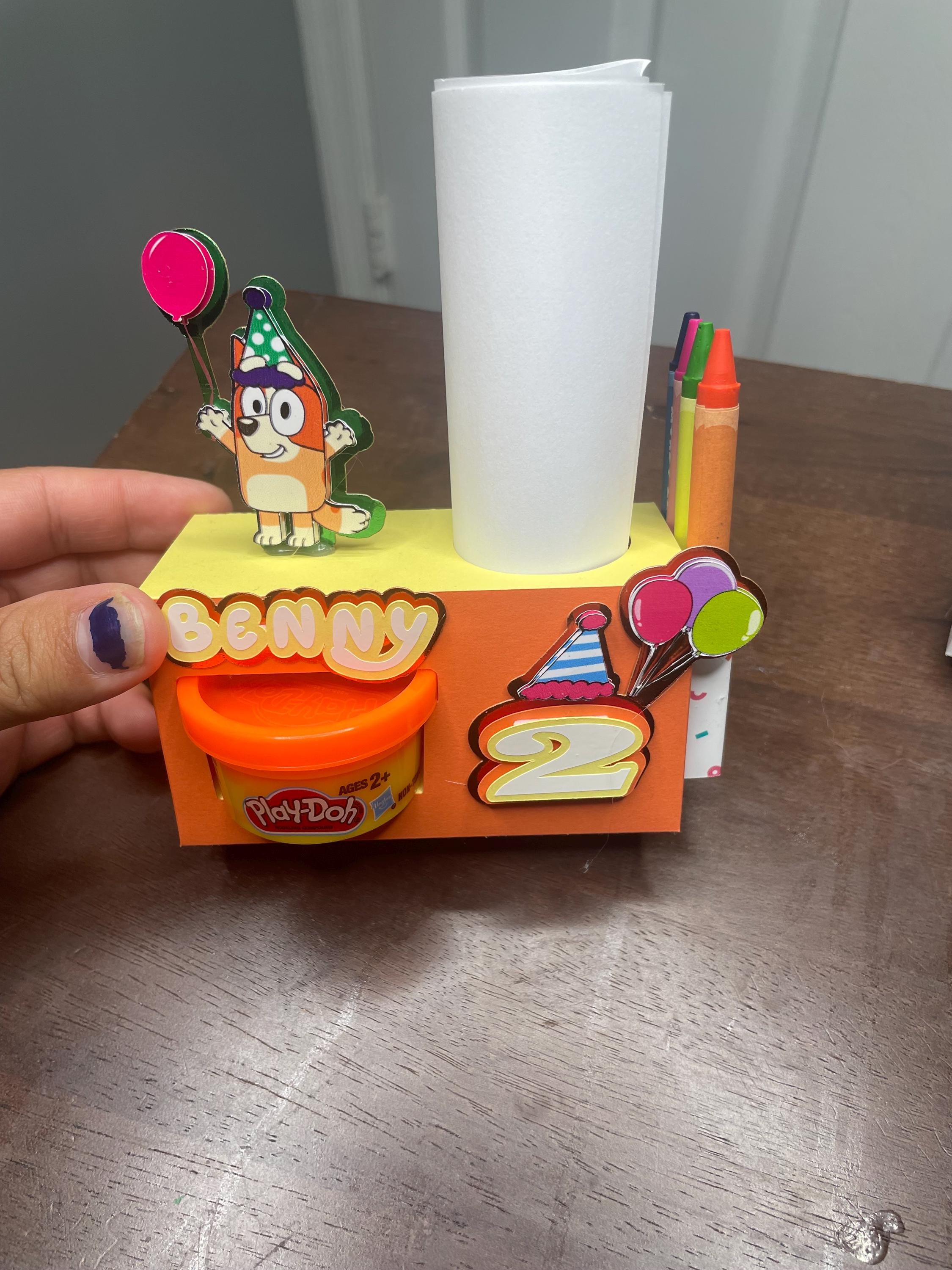 Blue Dog Play- Doh Party Favor Boxes - Etsy