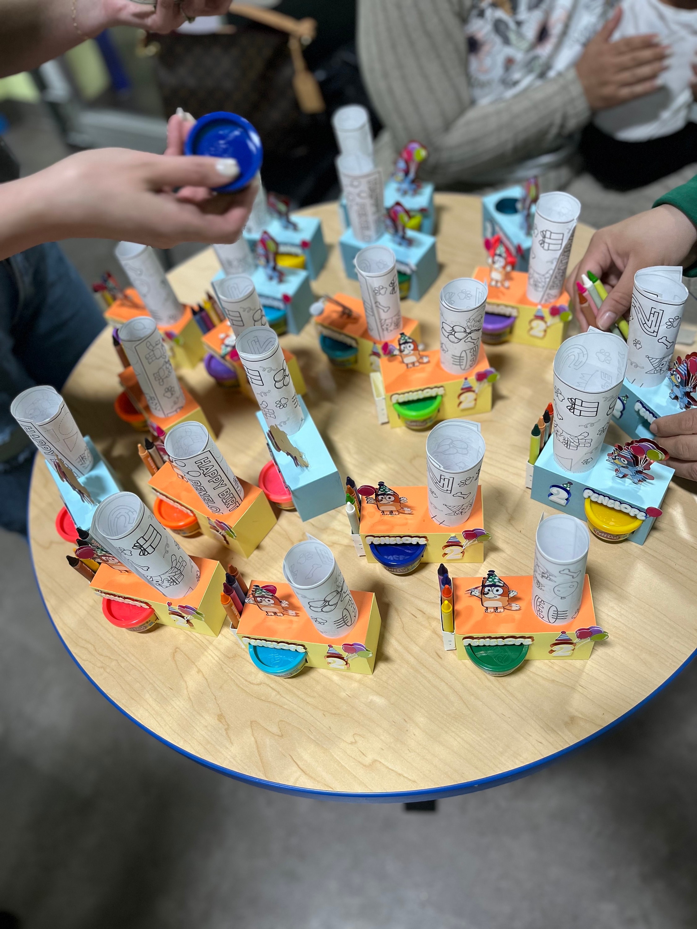 Blue Dog Play- Doh Party Favor Boxes - Etsy