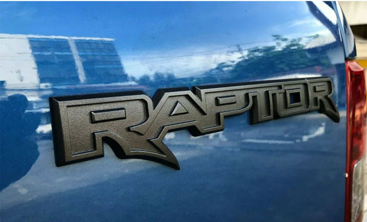 2015-20 Genuine Ford Raptor Emblem for Rear Tailgate 2015-2020, Matte ...