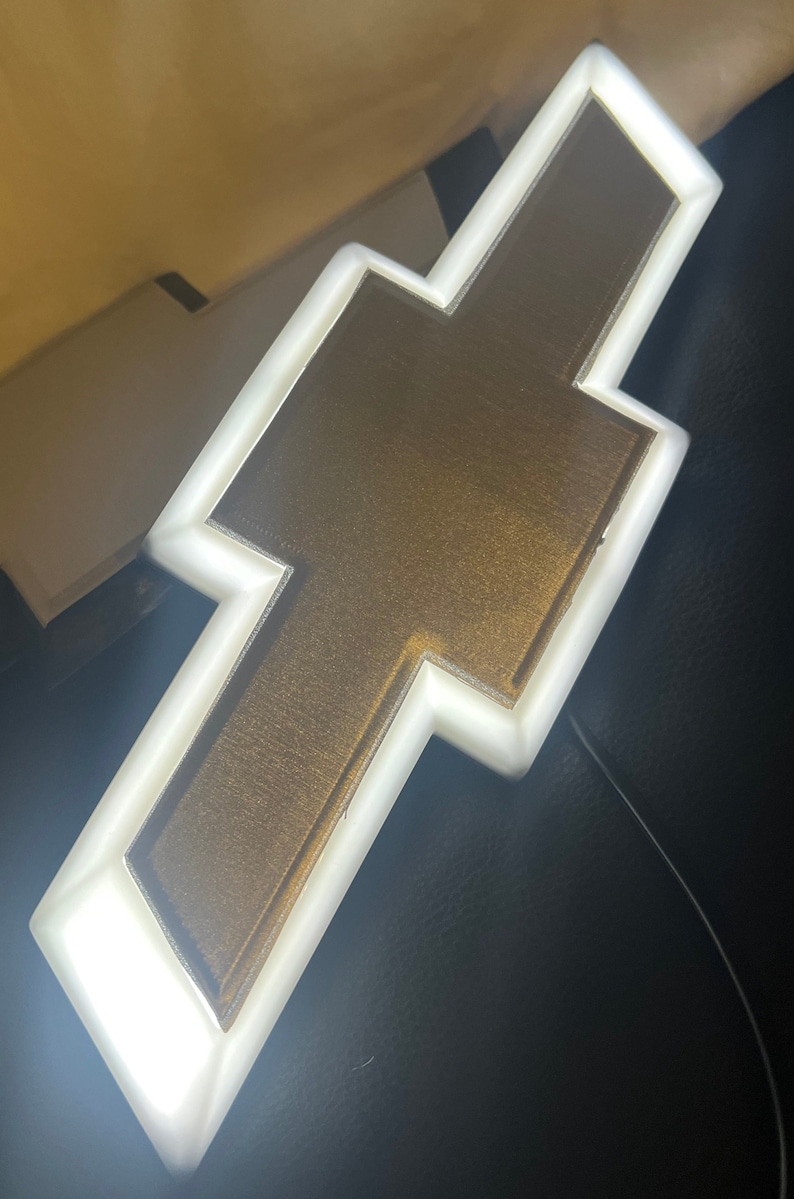 2014-15 GM Chevy Silverado LED Illuminated Bowtie Emblem for Grille New ...