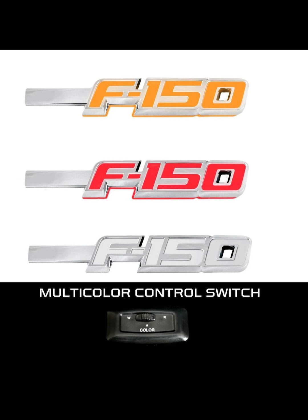 2009-2014 Ford F150 Chrome LED Illuminated Fender Emblems - Etsy