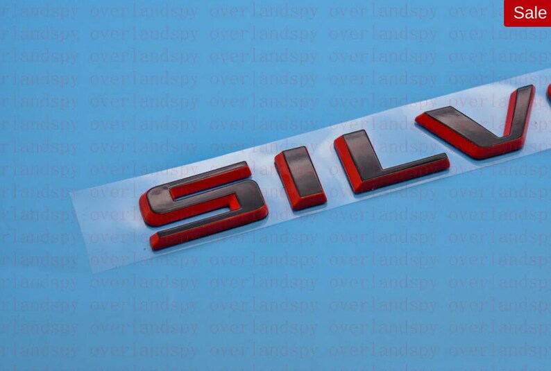 2019-2021 Chevrolet Silverado 4pc Emblem Set Z71, Silverado, RST OEM ...