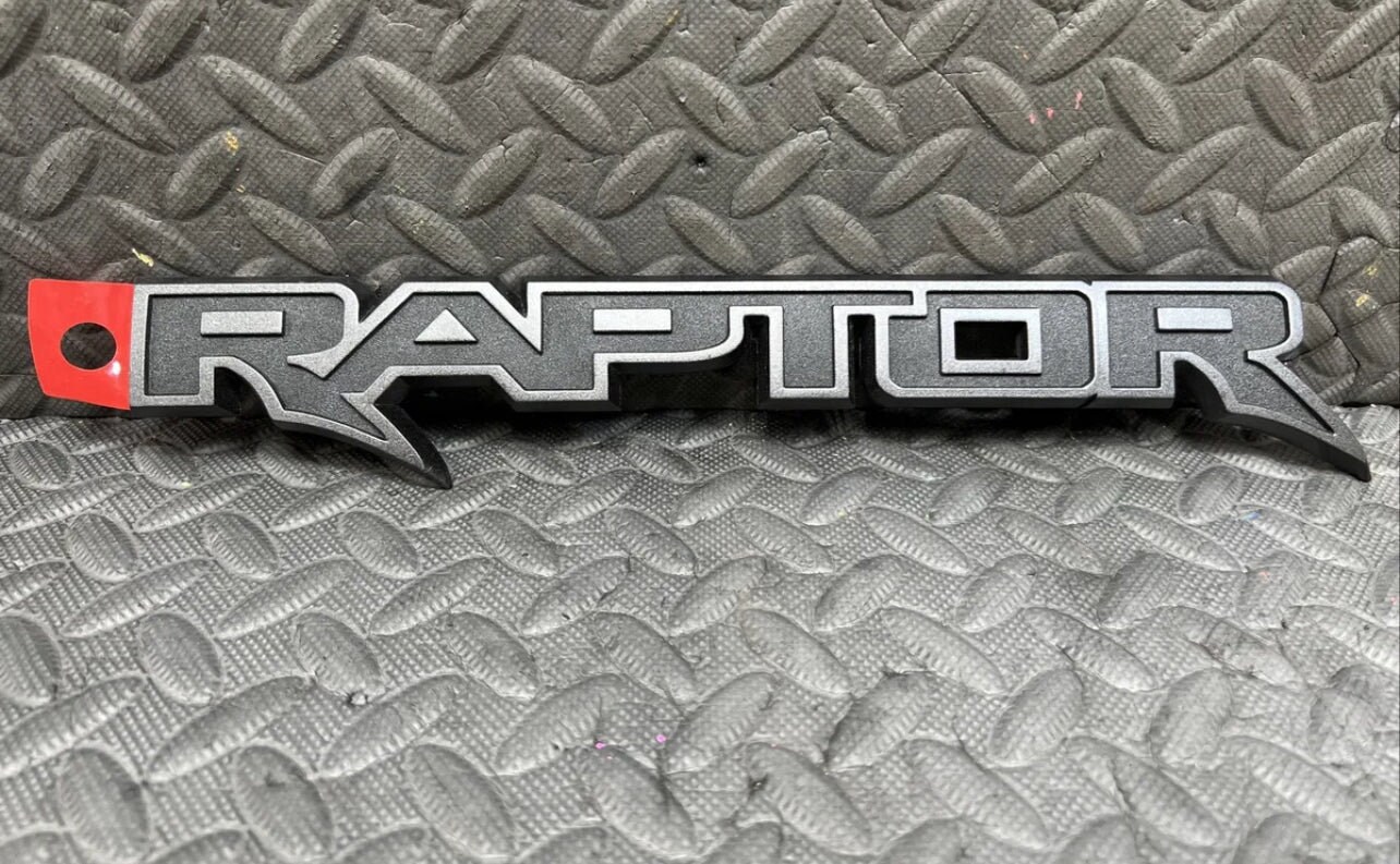 2015-20 Genuine Ford Raptor Emblem for Rear Tailgate 2015-2020, Matte ...