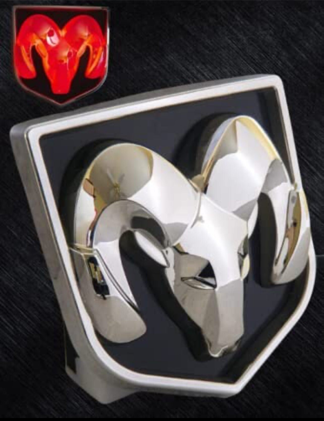 2009-2018 Dodge Ram Led Lighted Tailgate Emblem black or Chrome Finish ...