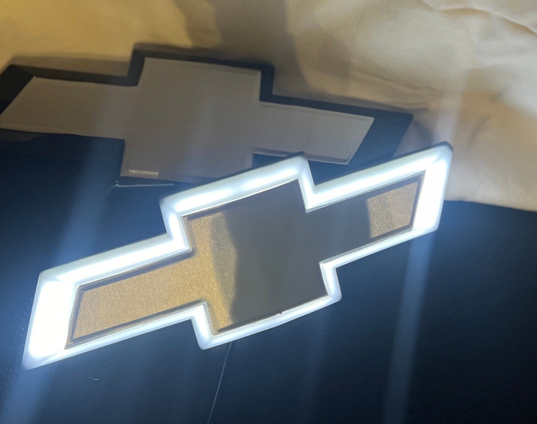2014-15 GM Chevy Silverado LED Illuminated Bowtie Emblem for Grille New ...